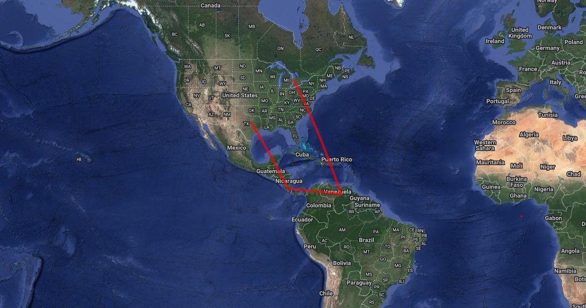 map of moving : Scribble Maps