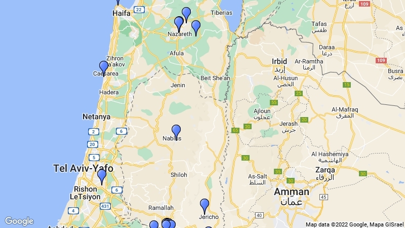 Holy Land Pilgrimage : Scribble Maps