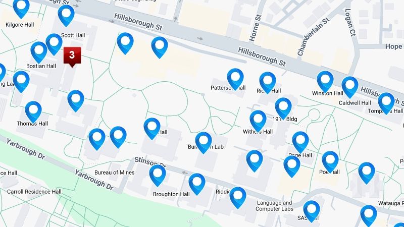 North Campus Buildings : Scribble Maps