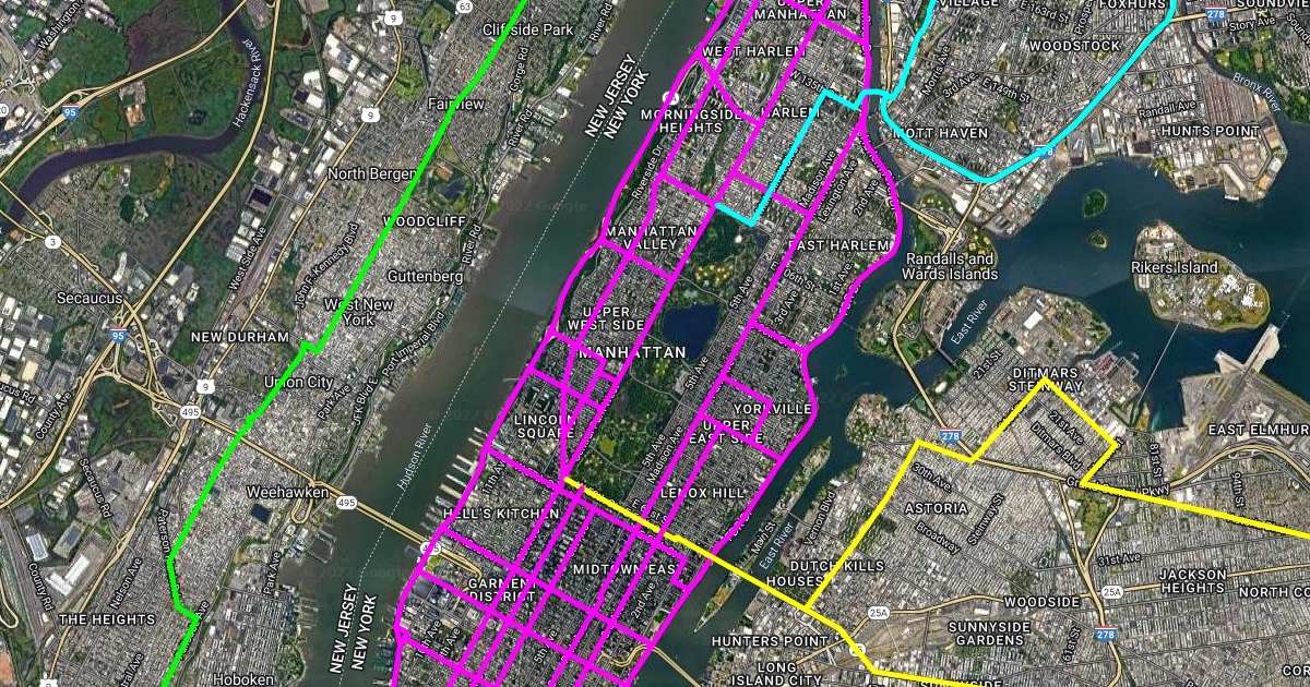 New York Railways : Scribble Maps