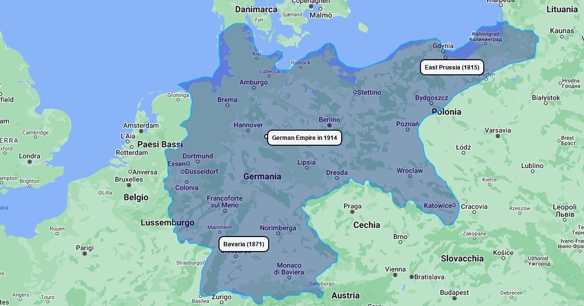 german empire 1914 : Scribble Maps