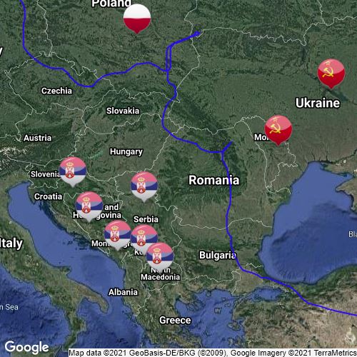 ww3 war scenario map : Scribble Maps