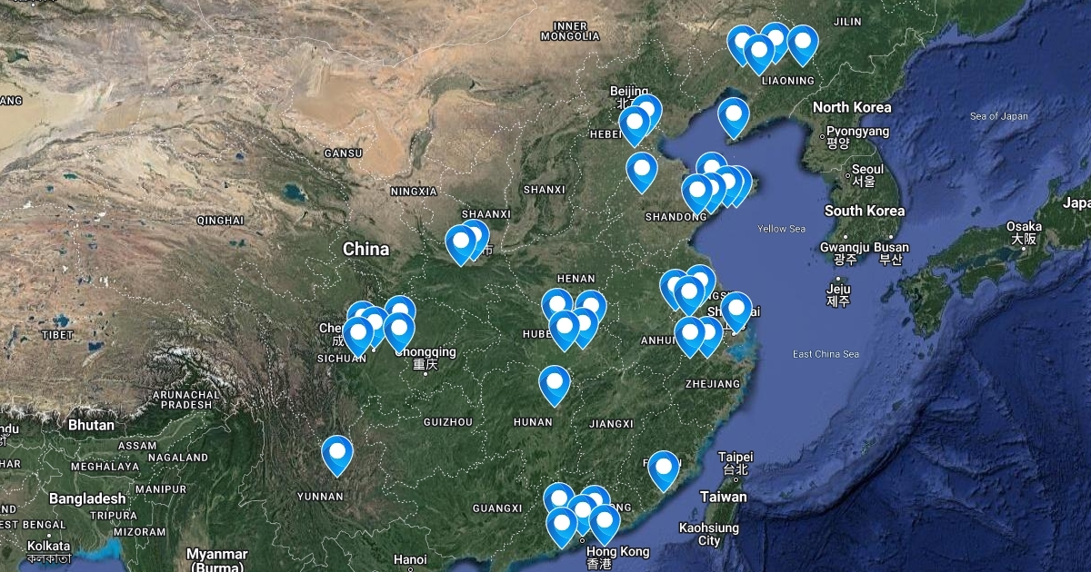 CTO locations : Scribble Maps