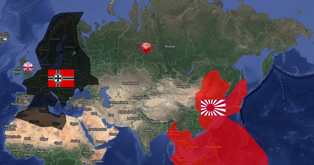 WW2 Axis : Scribble Maps