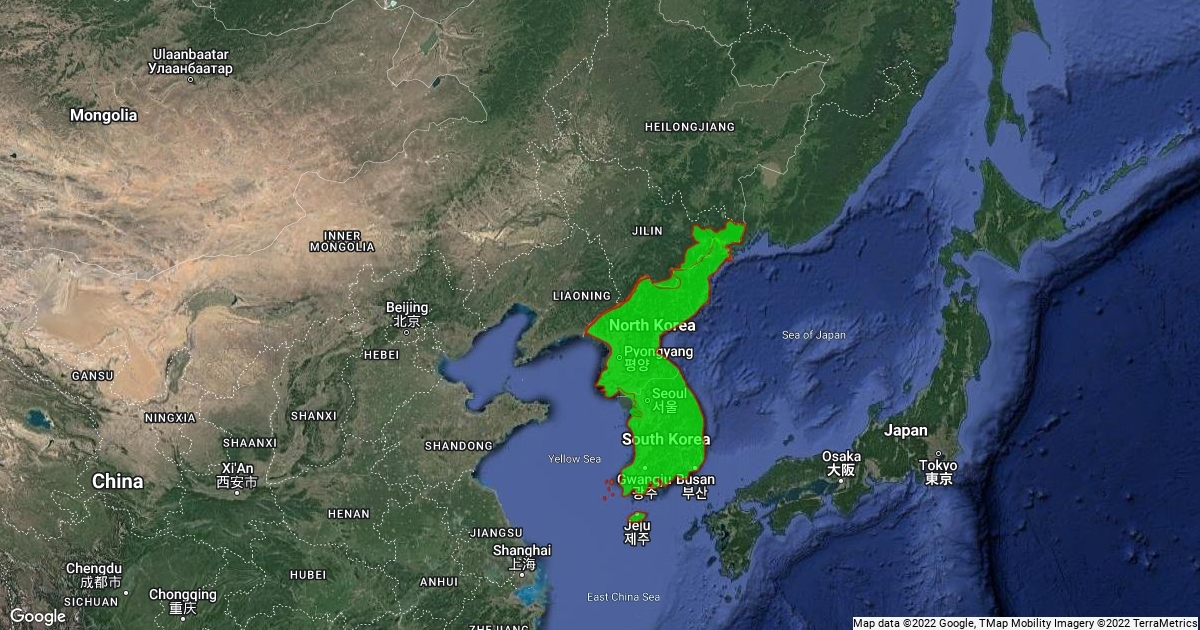 Unified Korea : Scribble Maps