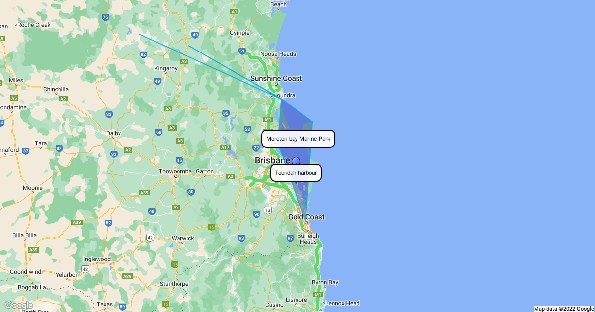 2022 Moreton Bay marine park &Toondah Harbour : Scribble Maps