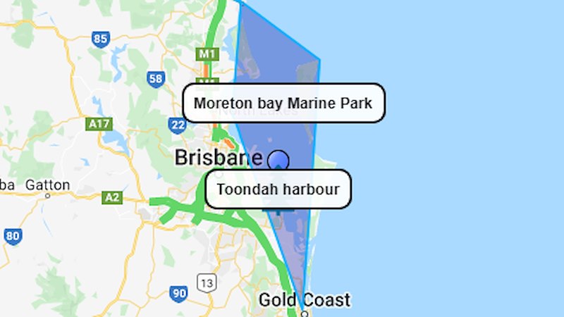 2022 Moreton Bay marine park &Toondah Harbour : Scribble Maps