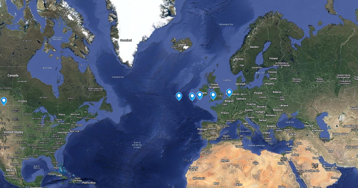 Planets On Earth : Scribble Maps