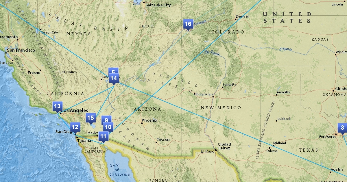 Chris Mccandless Map Of Journey
