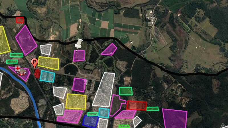 Pimpama LAND USE DONE : Scribble Maps