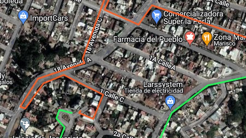 Mapa Corpus : Scribble Maps