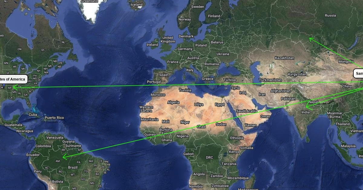 Samsung Globalization Map : Scribble Maps