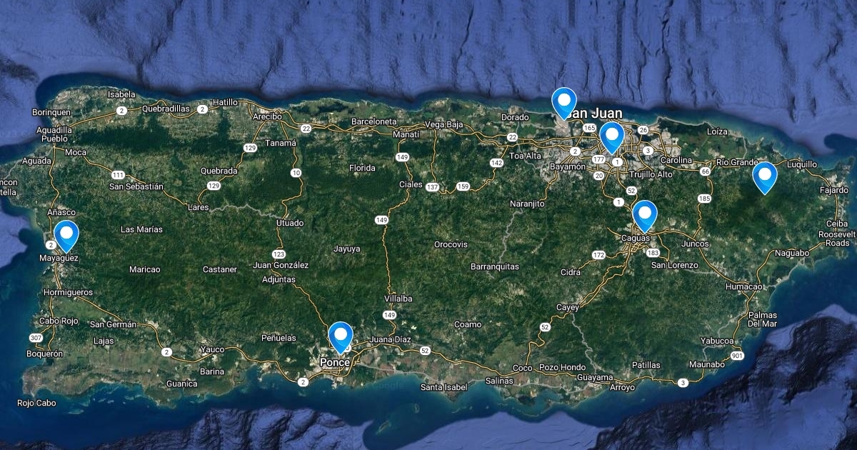 Map of Puerto Rico : Scribble Maps
