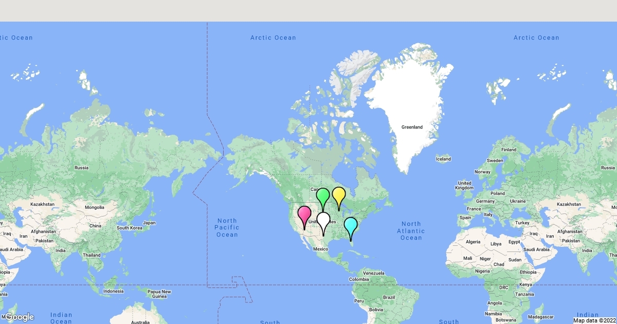 summer vacation spots : Scribble Maps