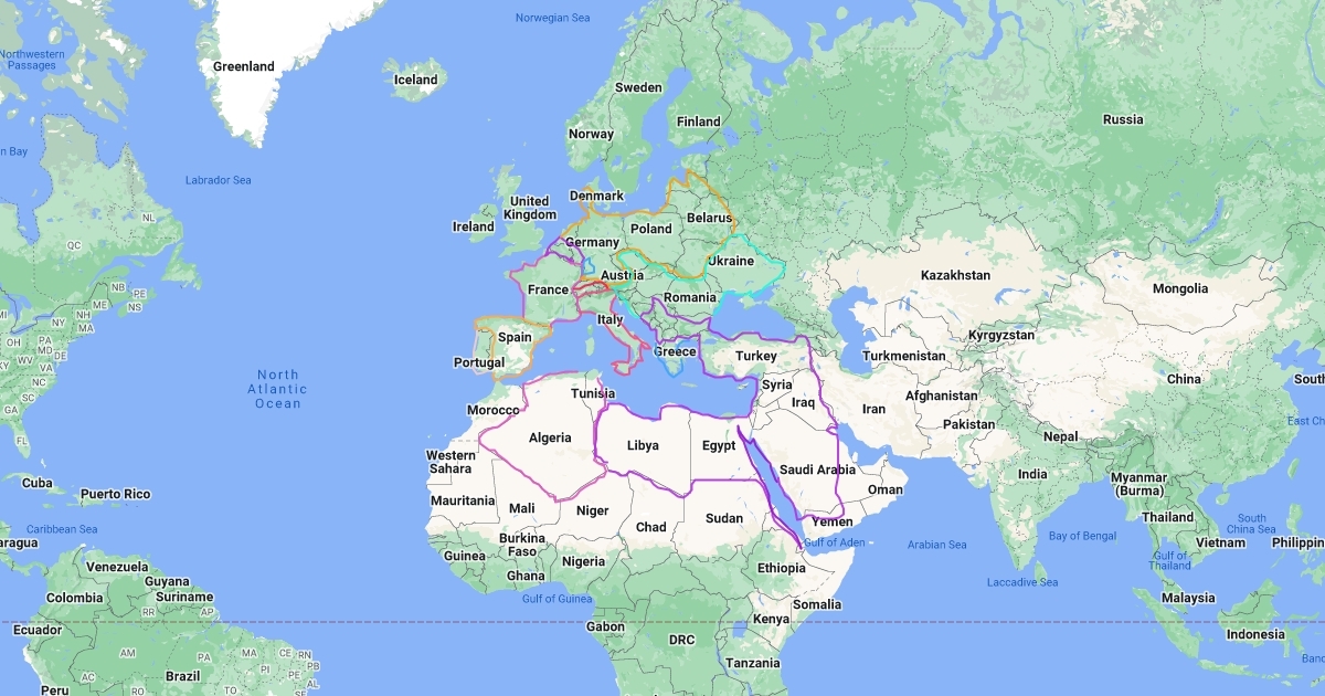 Pre-war map (1900) : Scribble Maps