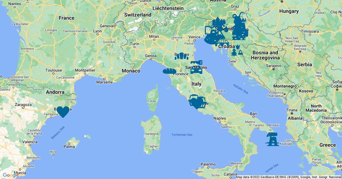 2021's places : Scribble Maps
