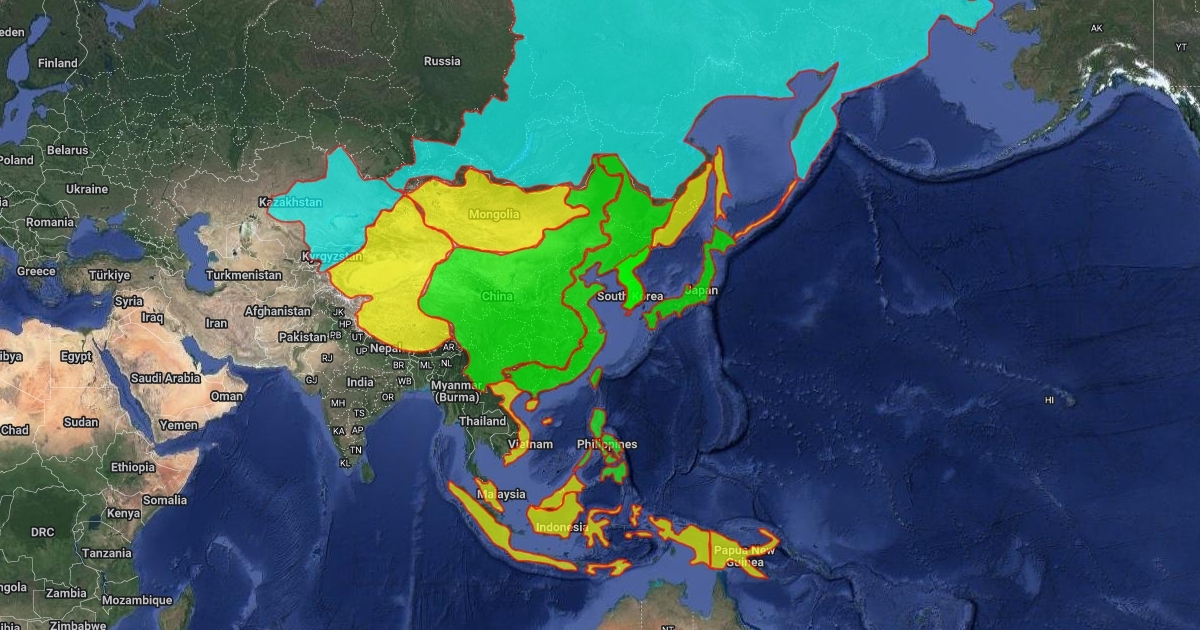 Greater Asia Co-Prosperity Sphere : Scribble Maps