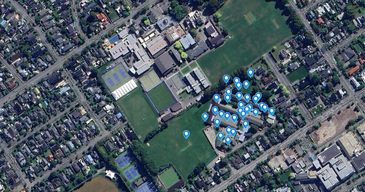 Map of Heaton Normal Intermediate : Scribble Maps