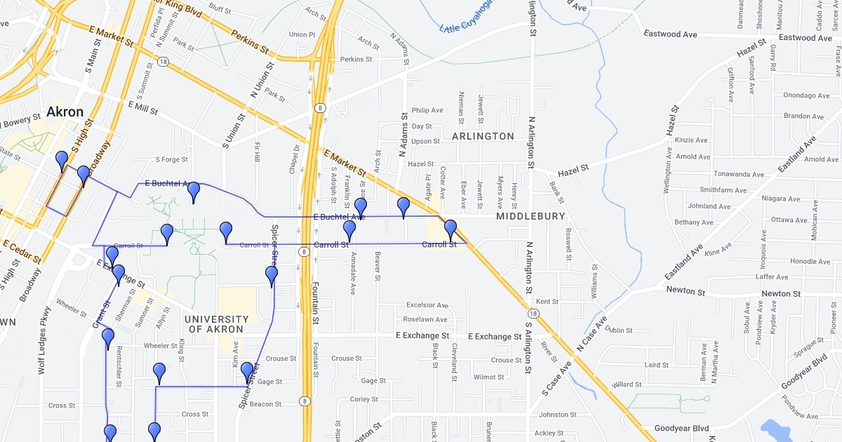 Weekday Circ : Scribble Maps