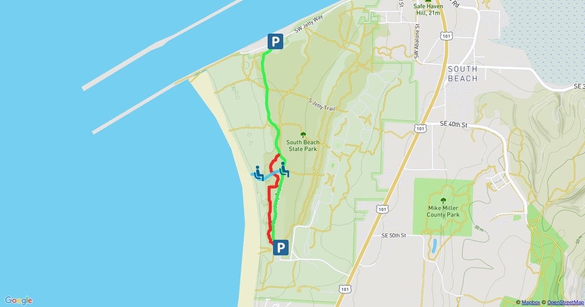 South Beach State Park Trails : Scribble Maps