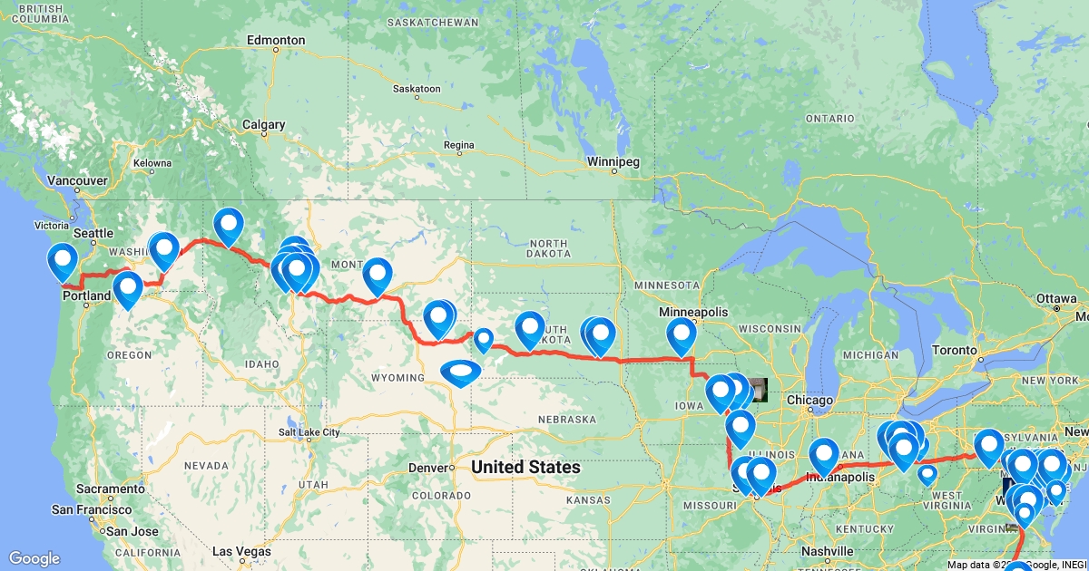 Oregon Trail Map : Scribble Maps