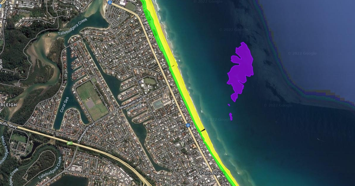 Plam beach Dune Map : Scribble Maps