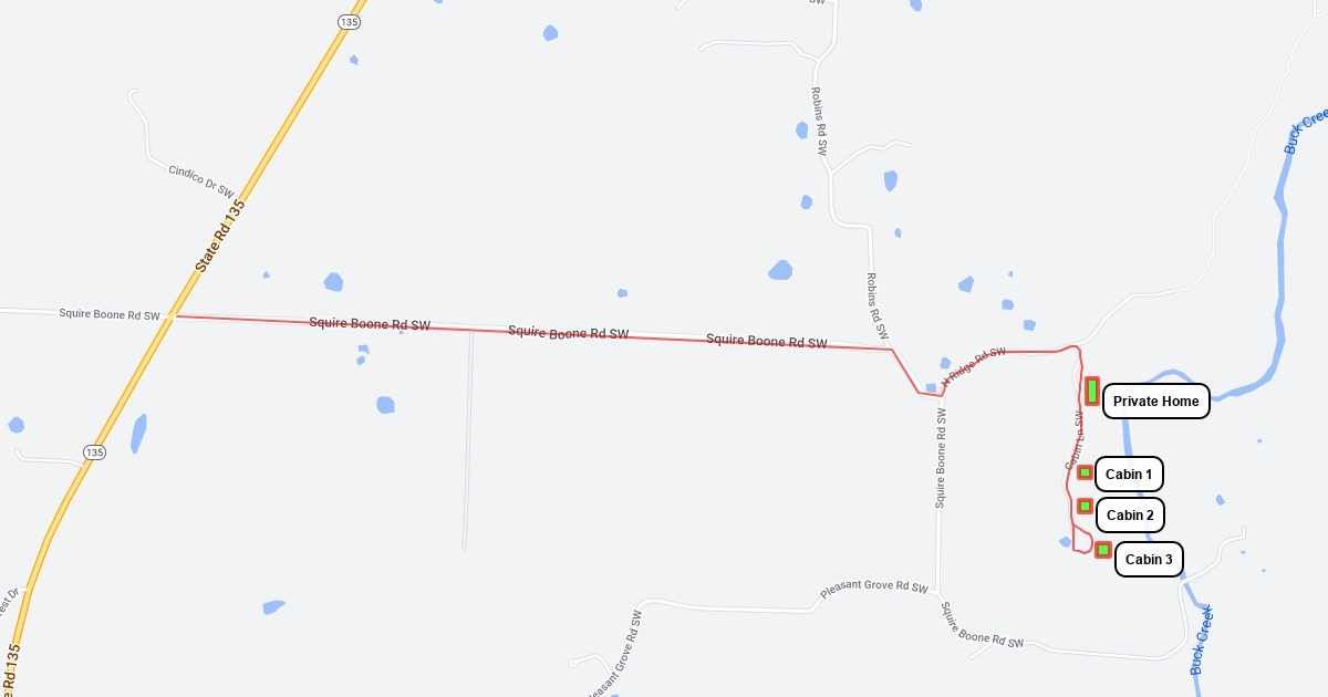 cabin : Scribble Maps