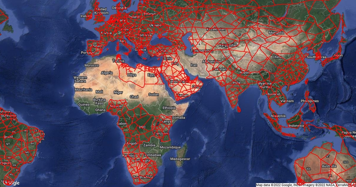 roads : Scribble Maps