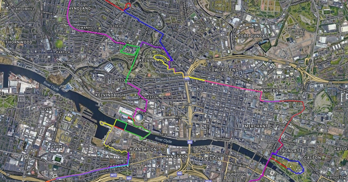 half and full marathon route 2011 : Scribble Maps