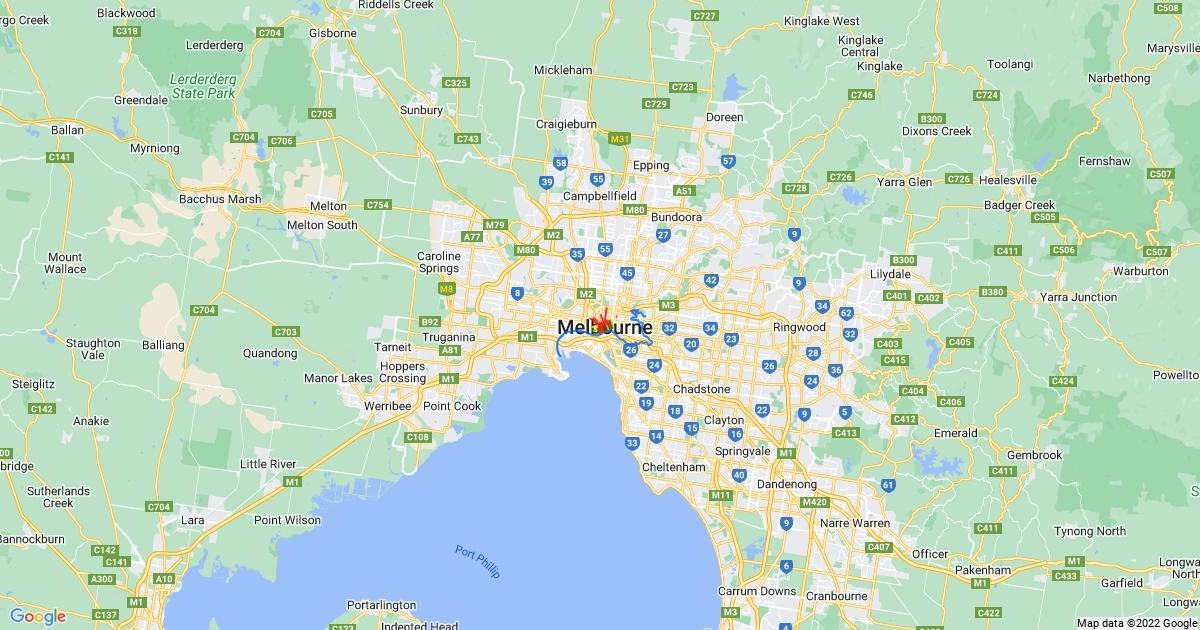 rubys map of melbourne : Scribble Maps