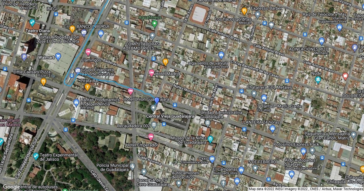 Ruta de escuela : Scribble Maps