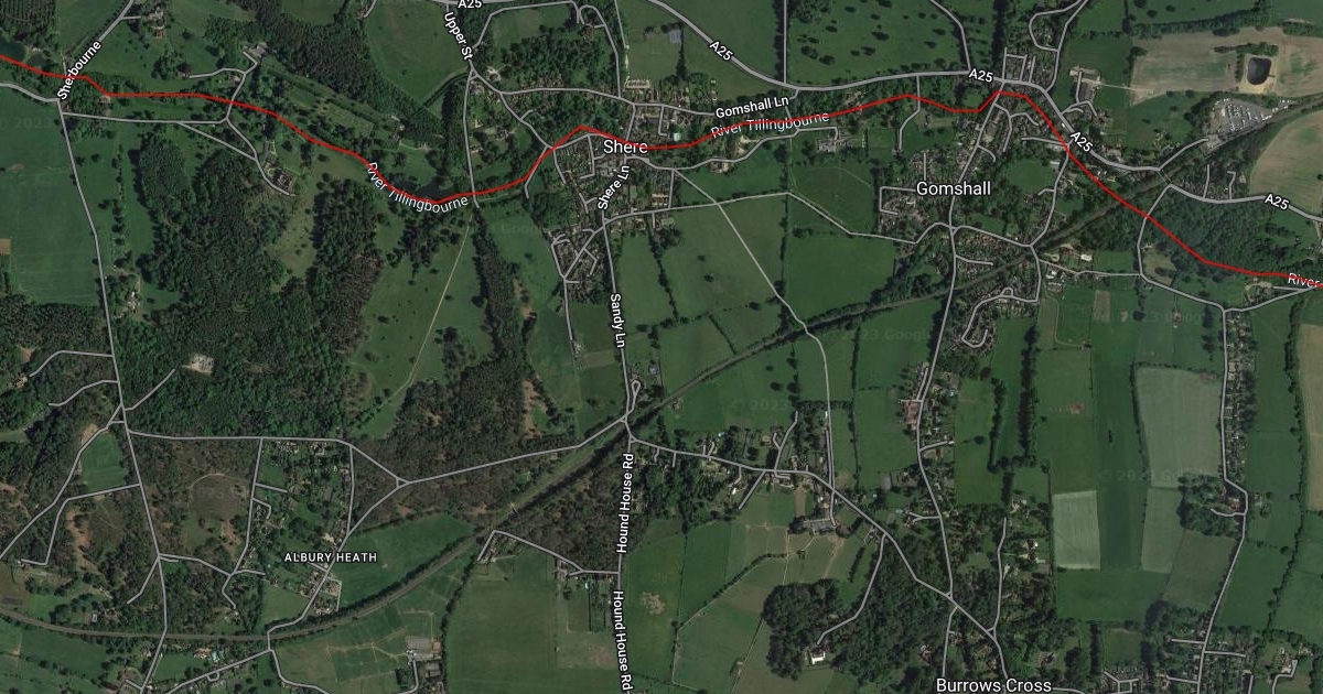 River Tillingbourne : Scribble Maps