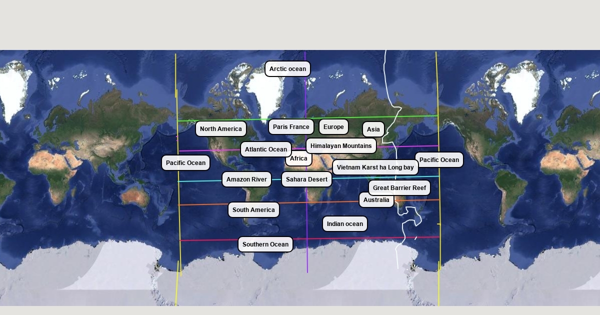 Map of the world : Scribble Maps