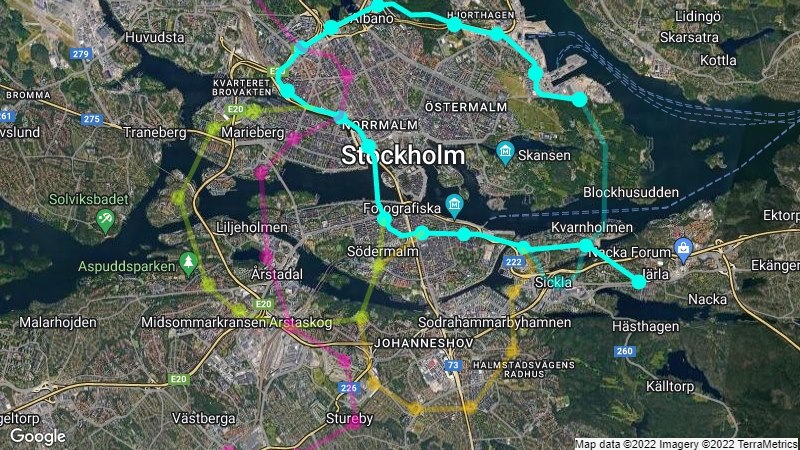 STHLM Tunnelbana : Scribble Maps