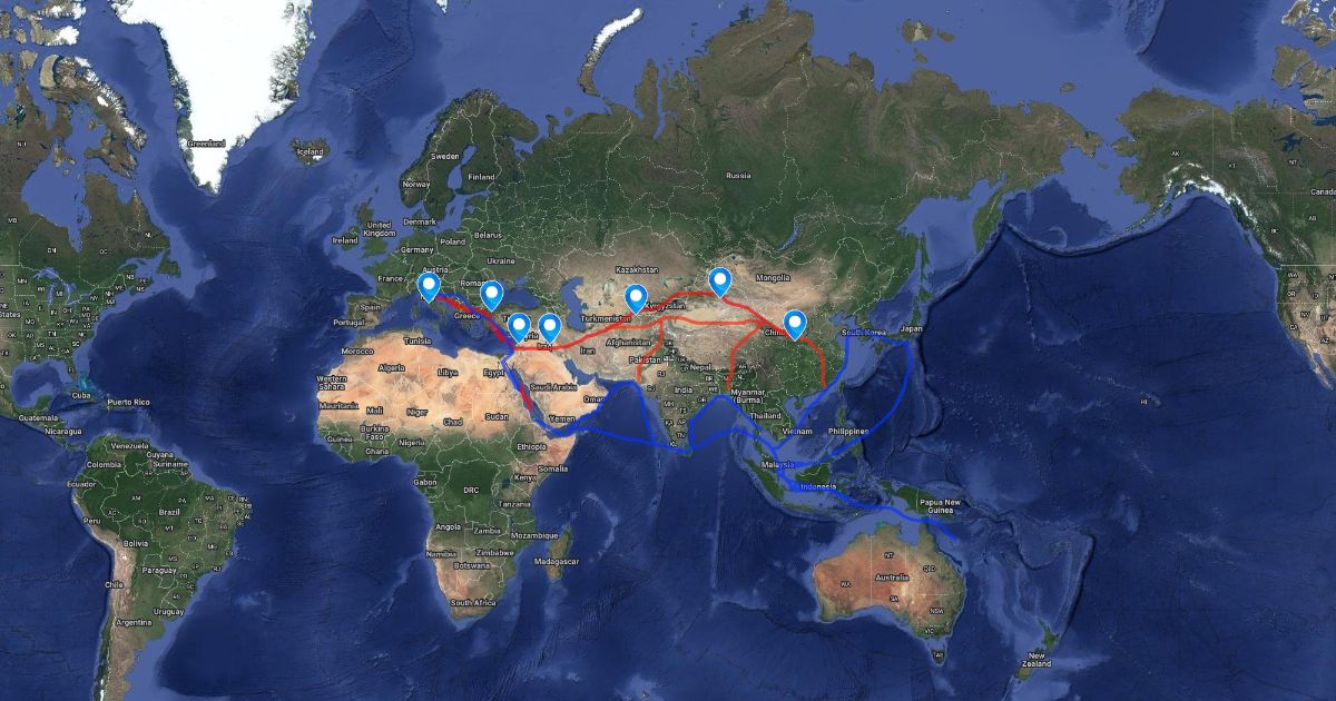 Silk Road : Scribble Maps