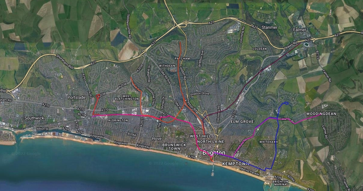 Southern metro : Scribble Maps