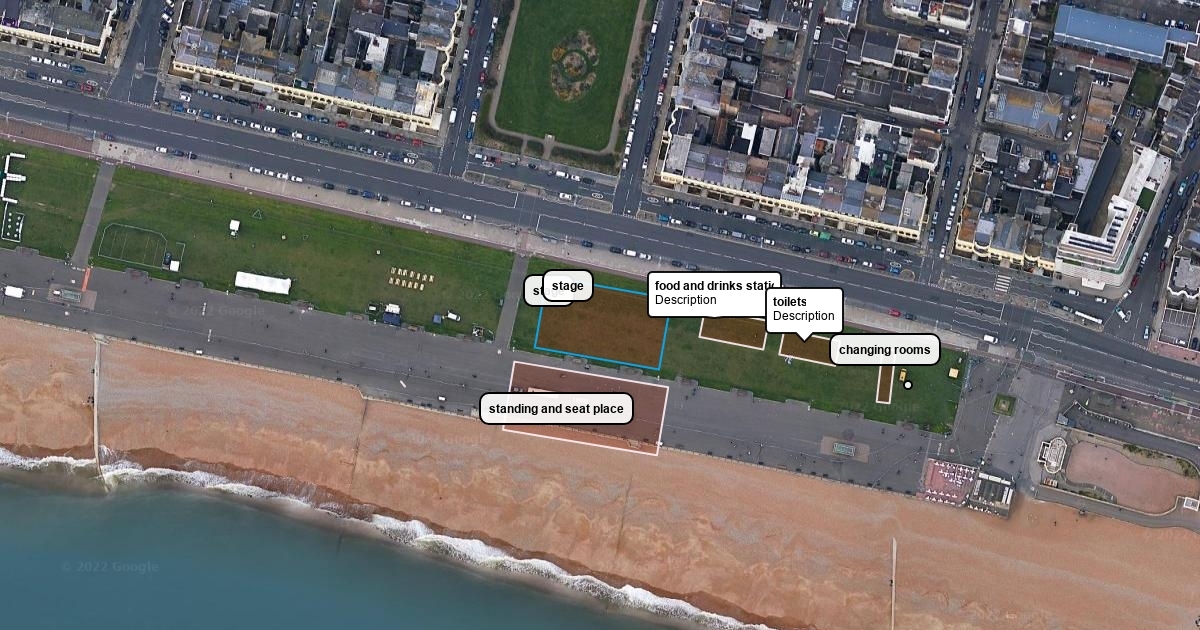 festival map : Scribble Maps