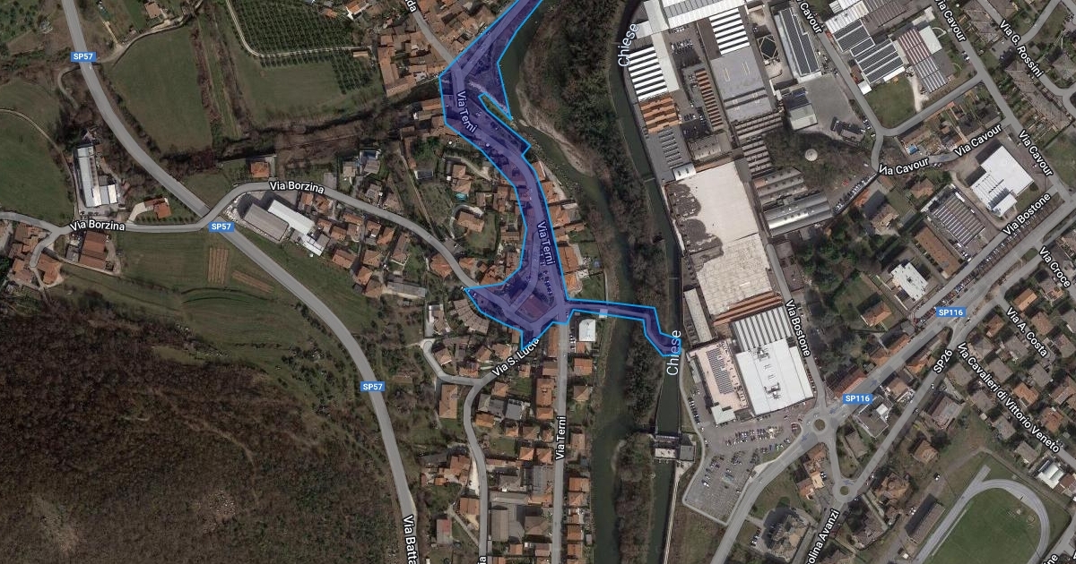 mappa sopraponte : Scribble Maps