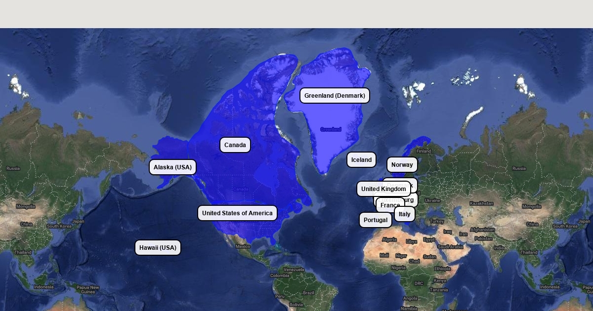 NATO Countries (1950) : Scribble Maps