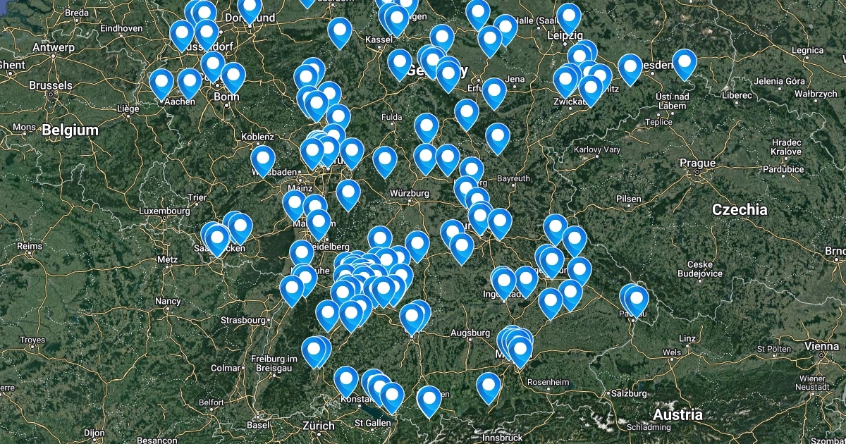 Germany Industrial Plants : Scribble Maps