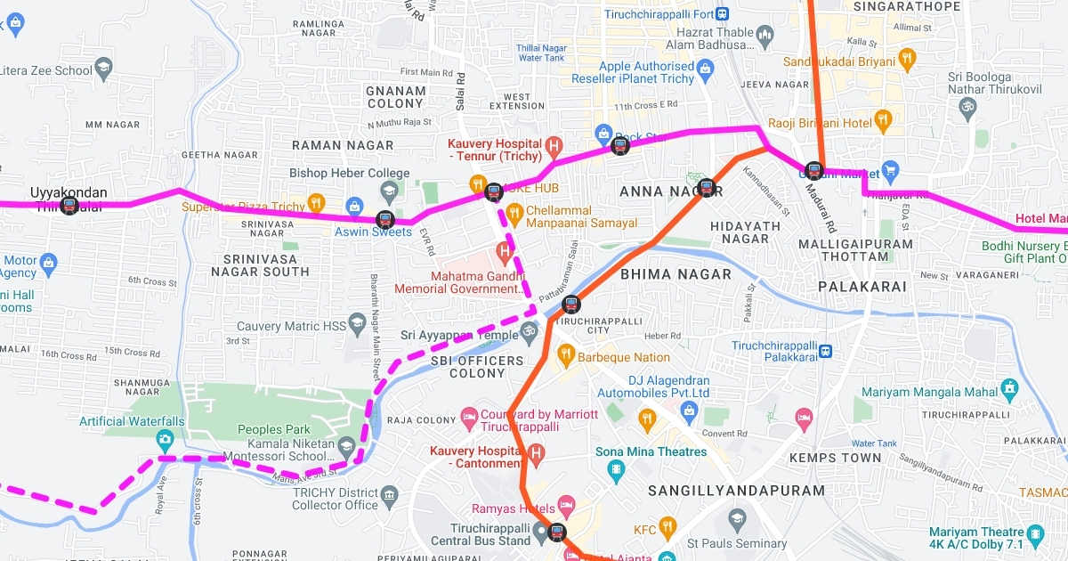Tiruchirappalli | Metro | Proposed | திருச்சி மெட்ரோ ரயில் | Page 4 | SkyscraperCity Forum