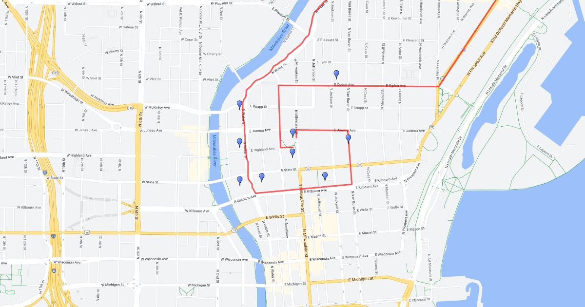 Madison Trolley Route Map : Scribble Maps