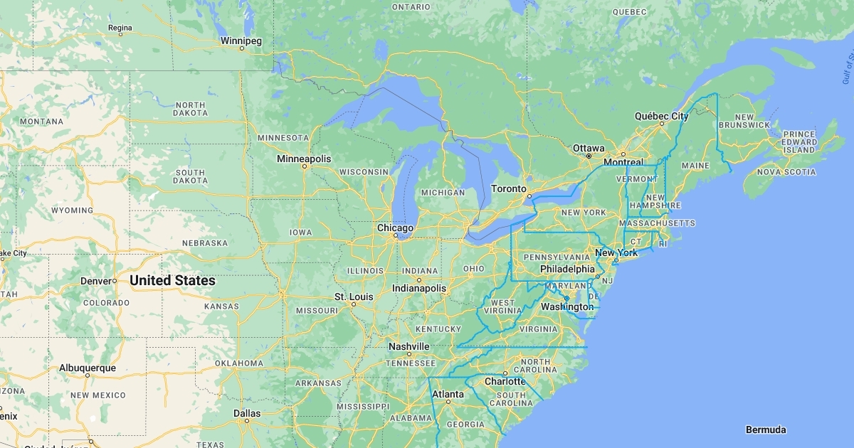 US borders if they were surveyed correctly : Scribble Maps
