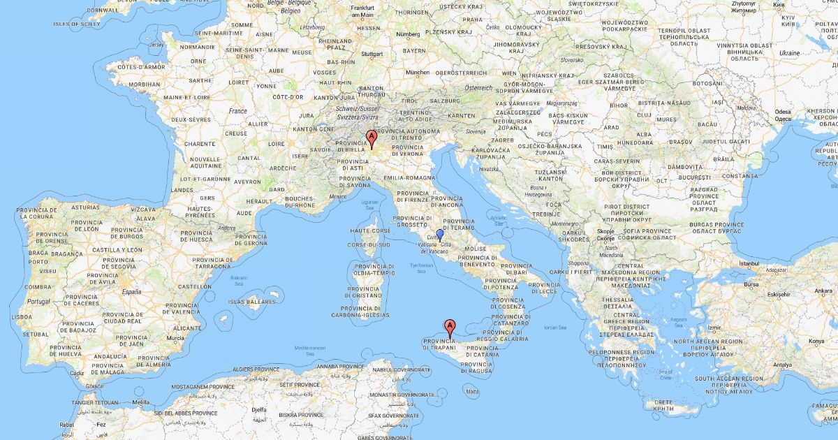 carta geografica principale italia : Scribble Maps