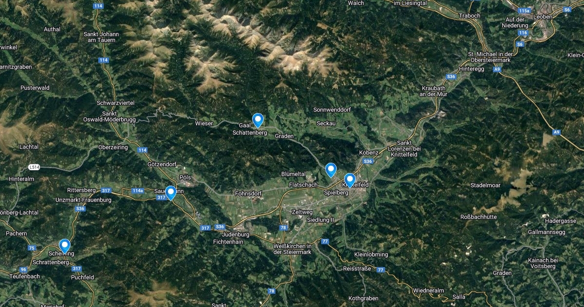 Standorte ad Undrimas : Scribble Maps