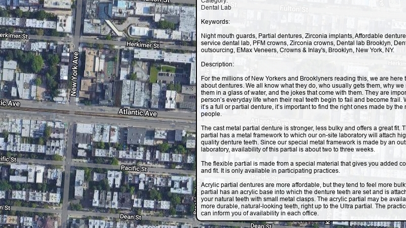 Partial Dentures : Scribble Maps