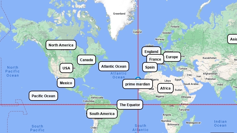 World Geography : Scribble Maps