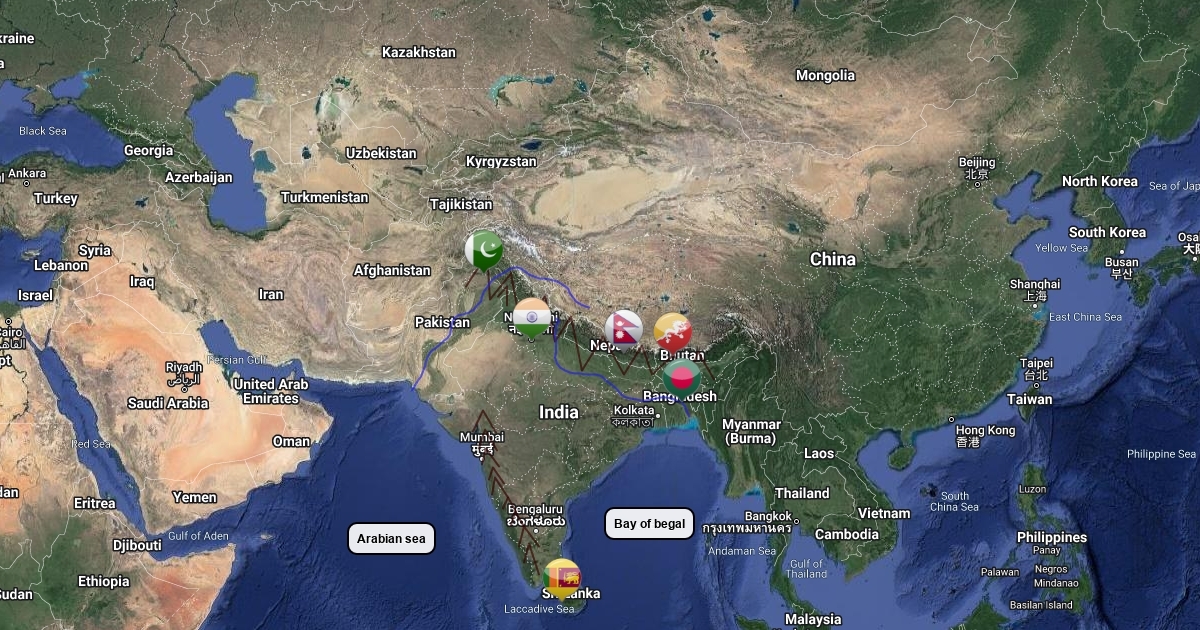 The Way Back Movie Map