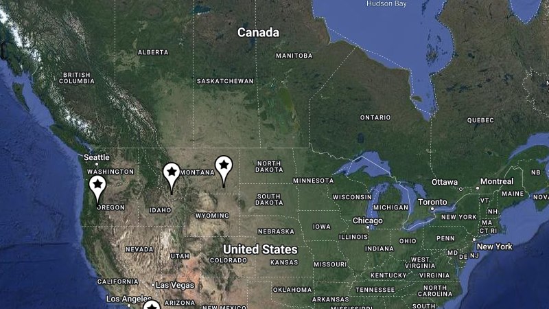 SUmmer vacation spots : Scribble Maps