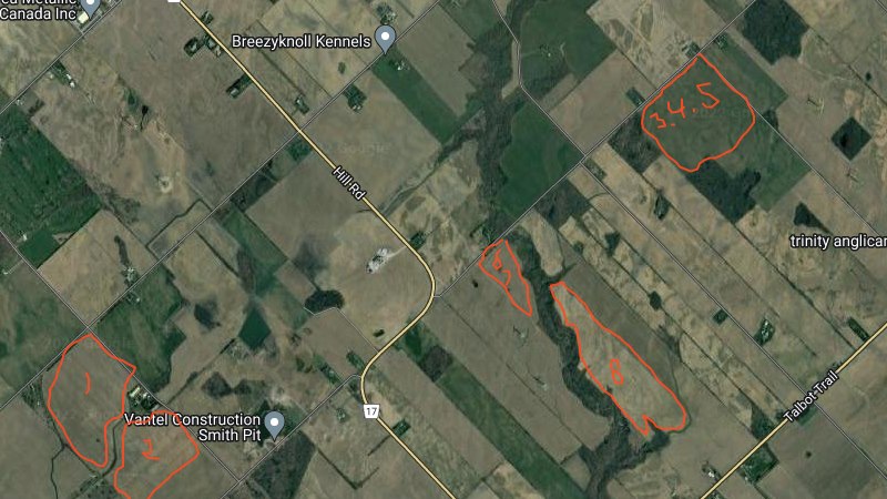 seedfield map,2022 : Scribble Maps